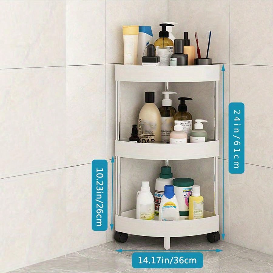 Corner Storage Shelf, Multilayer Corner Shelf With Shelves And Stands ...