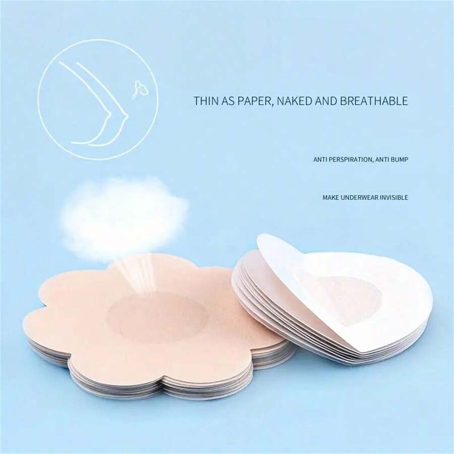 10/50/100pcs Disposable Nipple Covers, Seamless Breathable Self ...
