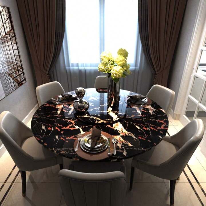 Black Marble Contact Paper for Countertops Adhesive Vinyl Waterproof ...