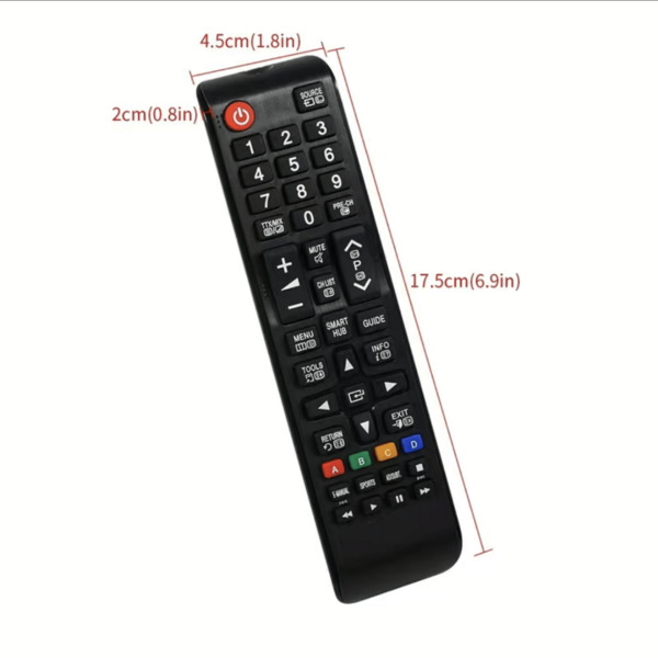 Universal Remote Control For Samsung TV Replacement For LCD LED HDTV 3D ...