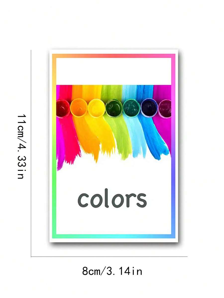 12pcs Color Recognition Cards - Early Color Education Cards For ...