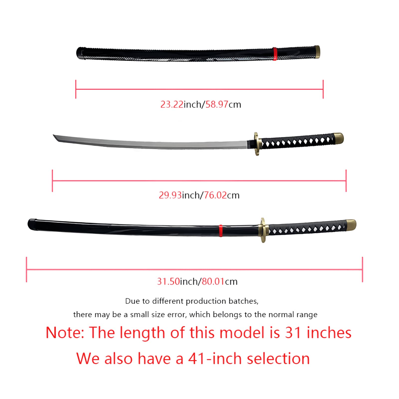 104cm Houten Zwaart Origineel Rollenspel Wapen , Met , Cosplay Wapen ...