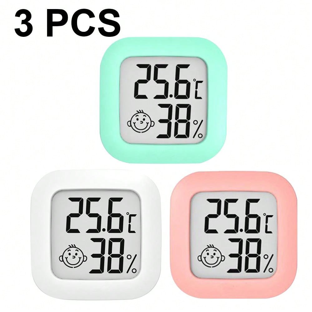 3 Pieces Of Mini Electronic Thermometers With Humidity Monitoring ...