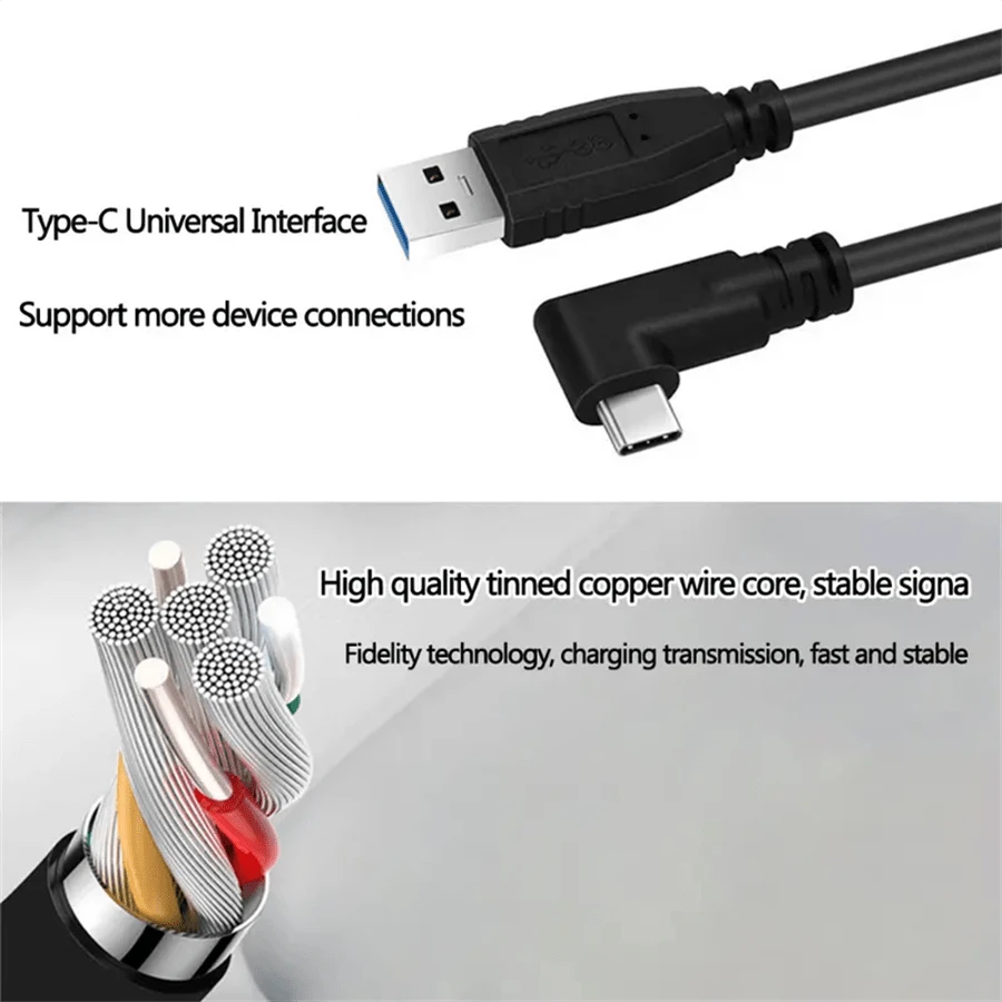 hellodigi Cable Del Dispositivo Vr Para Oculus Quest2/quest3 Cable De Transmisión Vr Casco De Vr ...