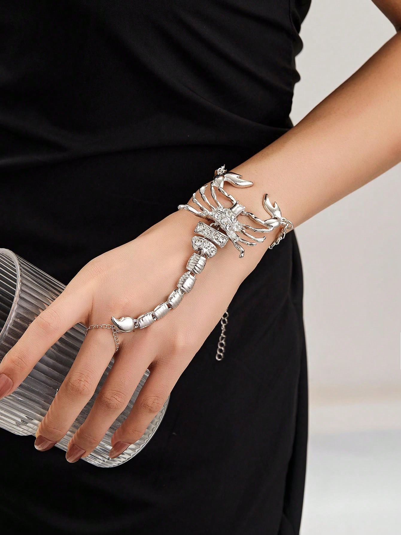Scorpion Connected To Ring Bracelet | SHEIN USA