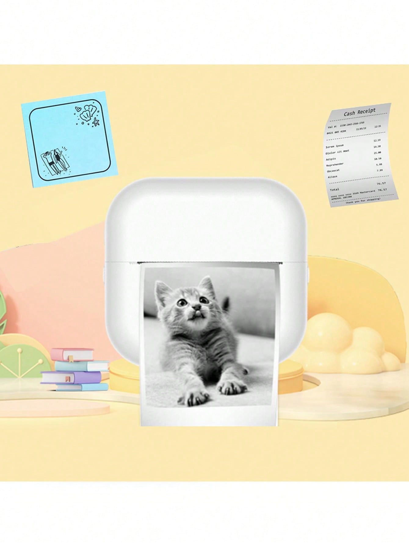 Gotoogo Mini Printer - Pocket Printer, Thermal Instant Photo Printer ...