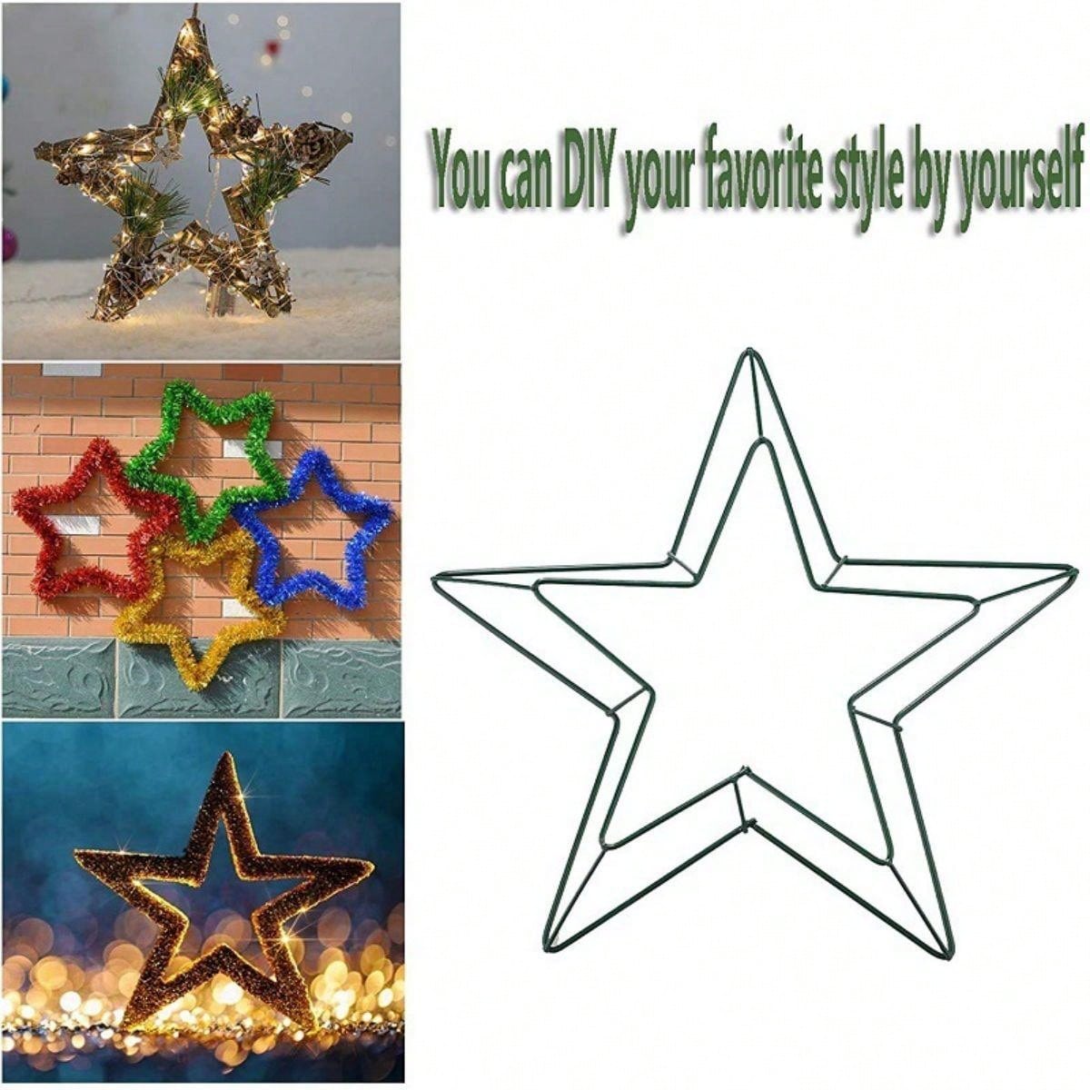 12 Inches Heart/pentagram/square/circle Shaped Metal Wreath Frame ...