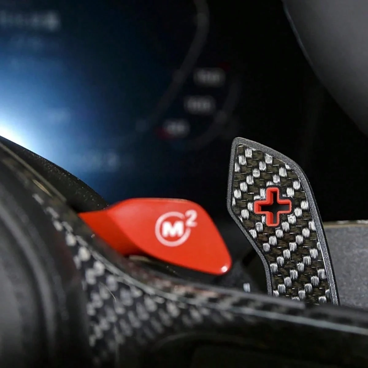 Carbon Fiber Paddle Shifter Gear Shift Shifter For BMW F30 F31 F32 F10 ...