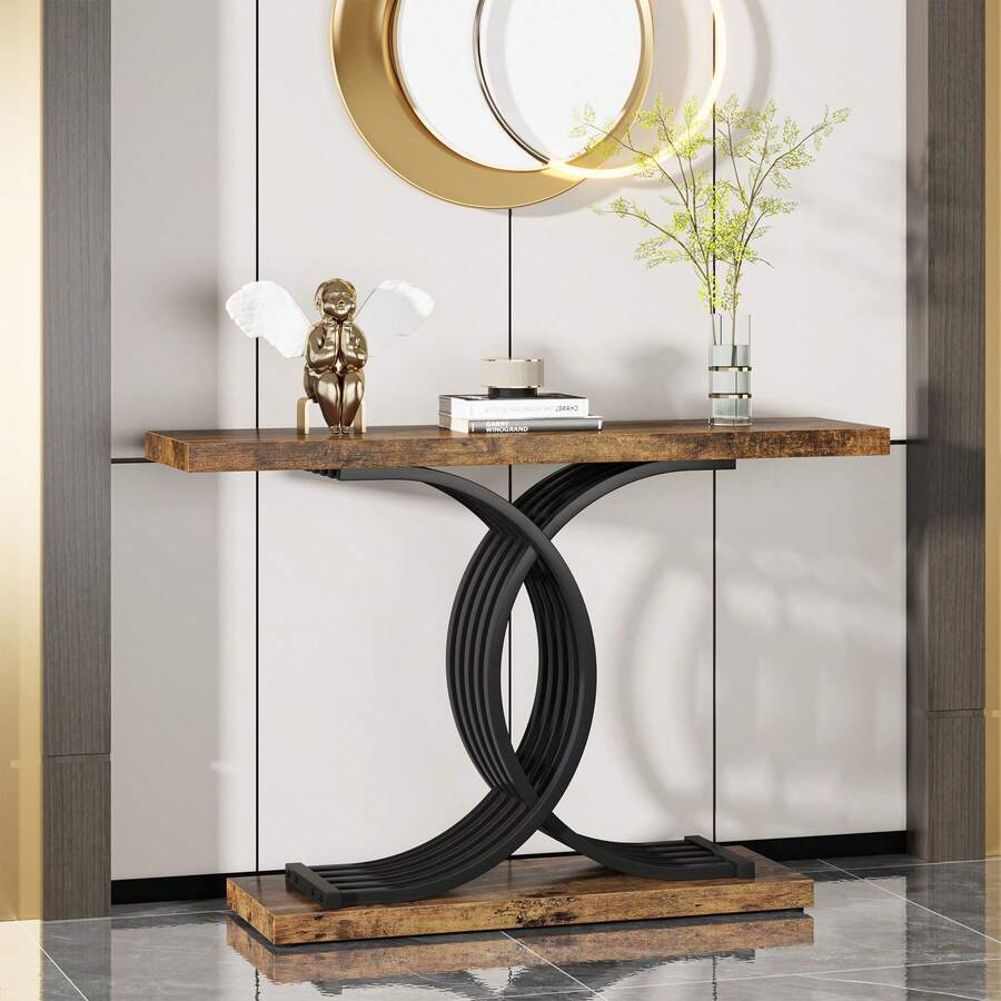 Tribesigns 39 Inches Console Entryway Table, Modern Accent Table with ...