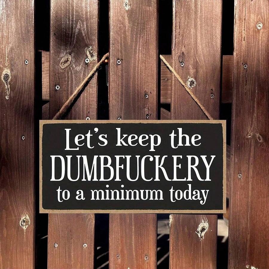 Home Decor Signs Let's Keep The Silly Things To A Minimum Funny Kitchen ...