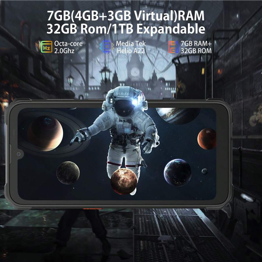 OSCAL Smartphone para Uso Externo sem Contrato 7GB (4+3 Expansão ...