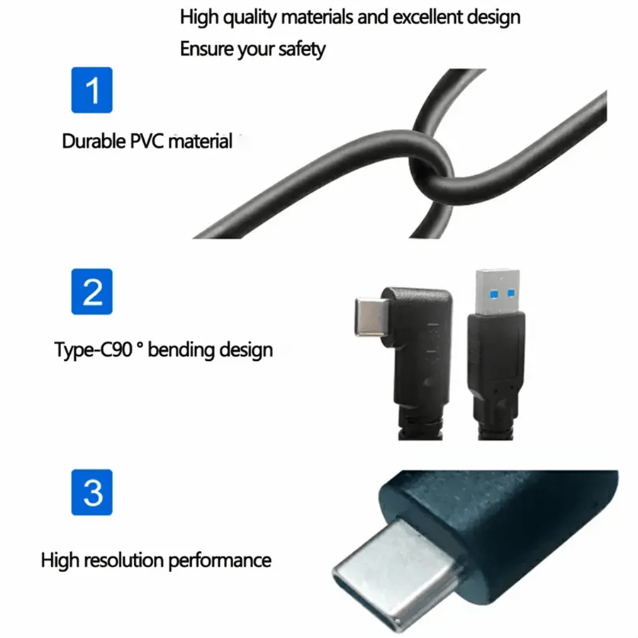 hellodigi VR Device Cable For Oculus Quest2/Quest3 Link Streaming Cable ...