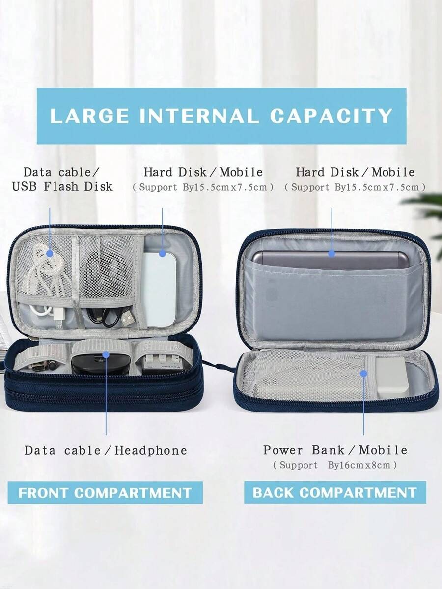 Electronic Storage Bag, Waterproof Travel Storage Bag, Portable Travel ...