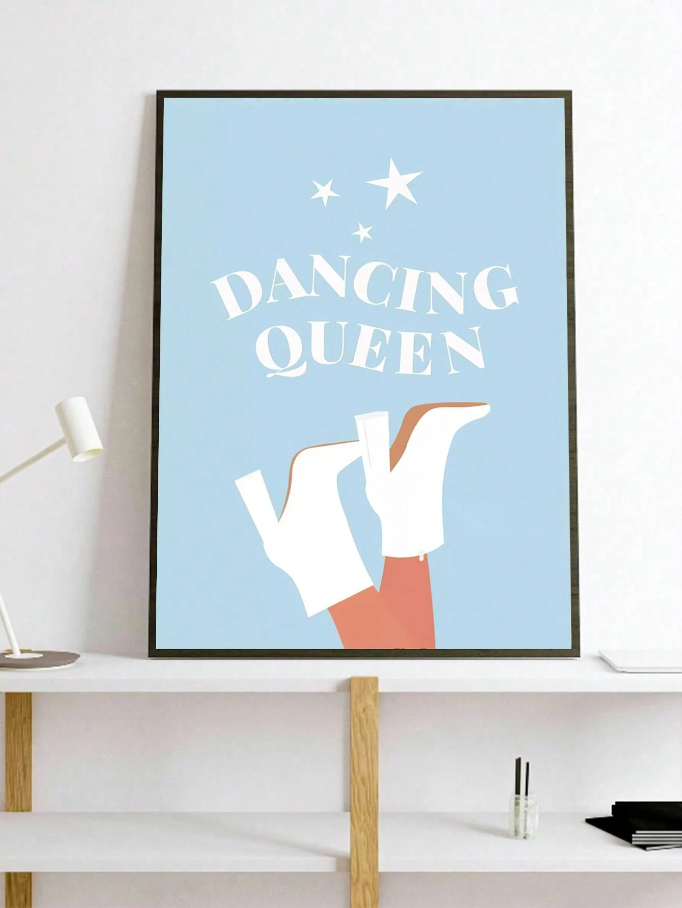 Peinture Sur Toile Sur Le Thème De La Musique, Talons Hauts, Pour Salon ...