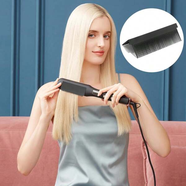 1pc Hair Straightening Comb Attachment, Compatible With Flat Iron For ...