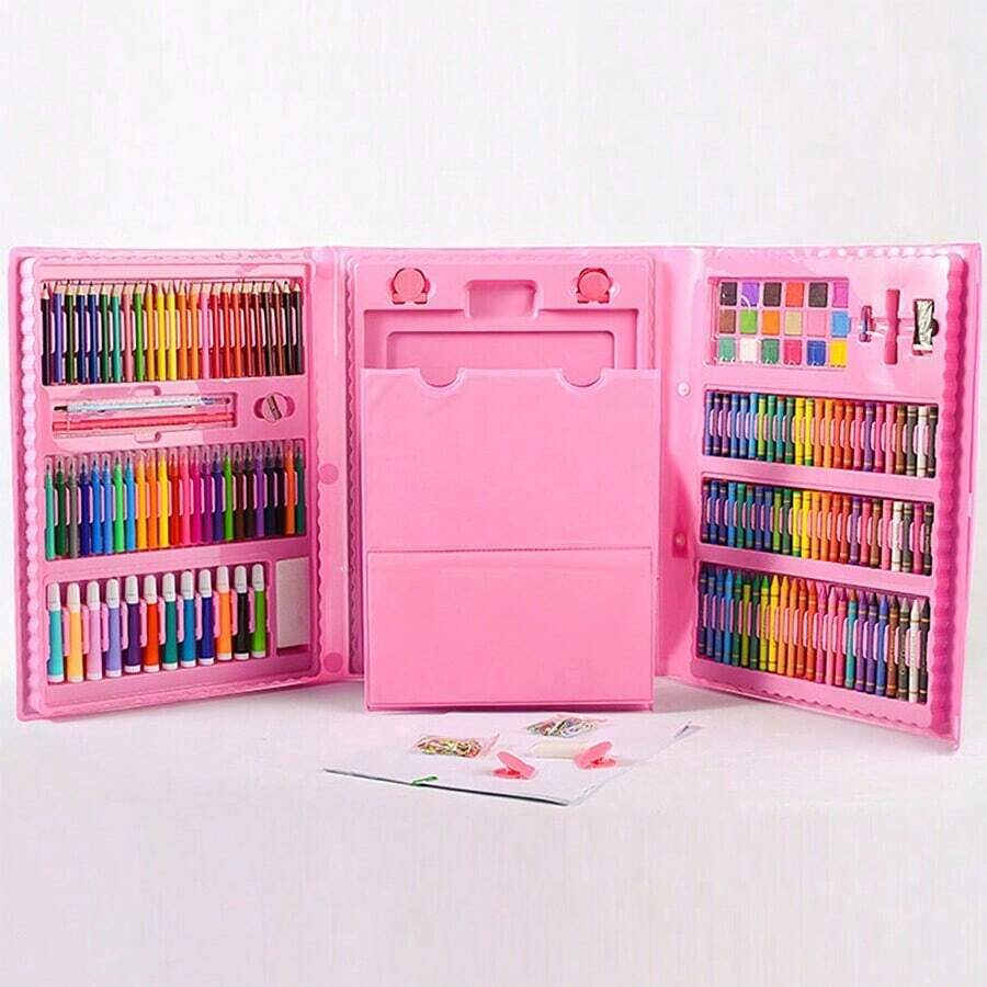 208pcs Watercolor Pen Set For Kids, Random Partial Tool Colors ...
