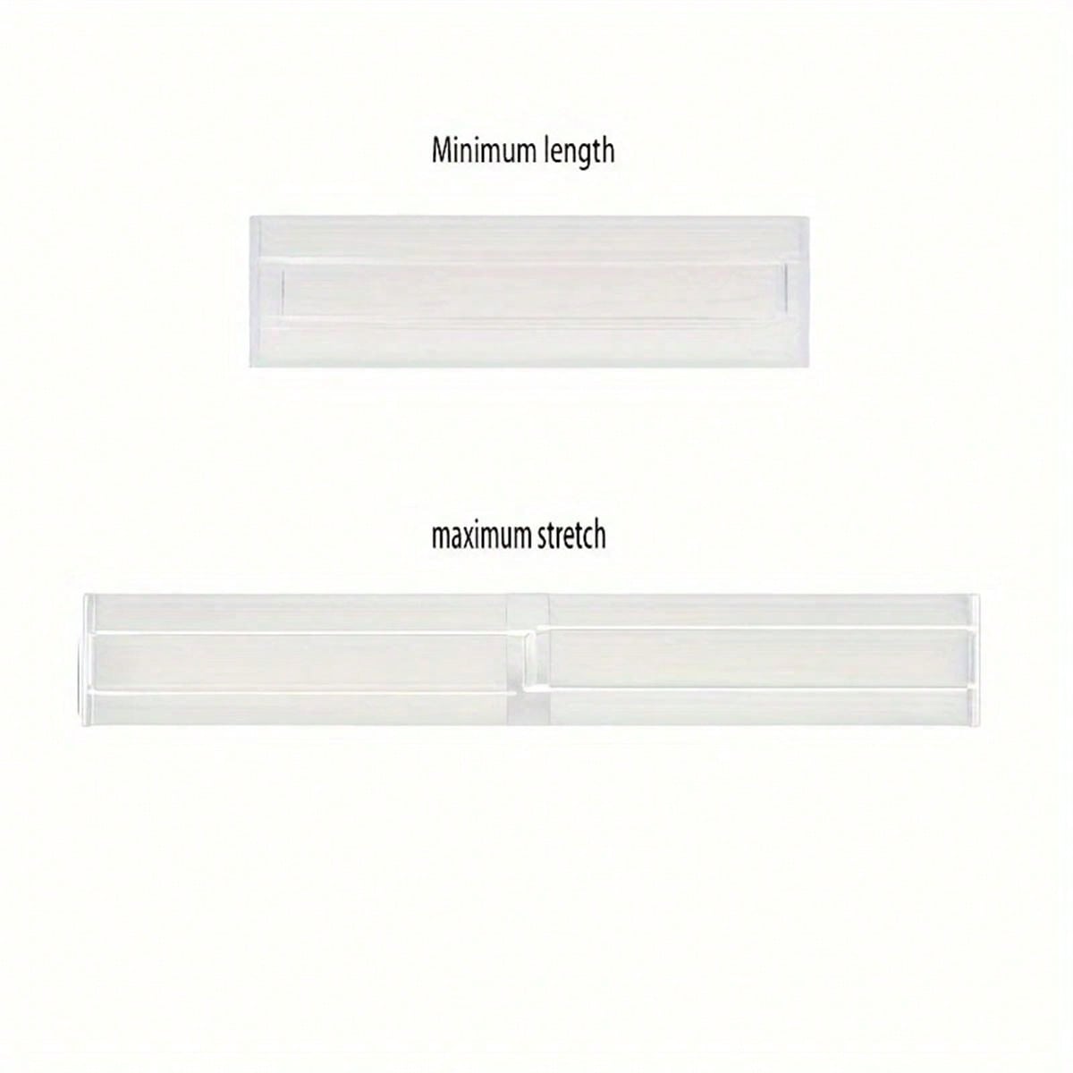 Adjustable Drawer Divider, Expandable Kitchen Separators, Transparent ...