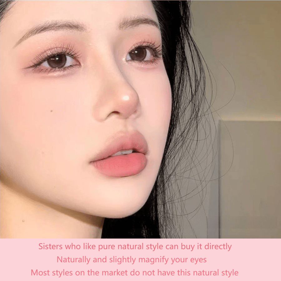 100 Clusters/set 10 Rows Three-part Natural Looking False Eyelashes ...