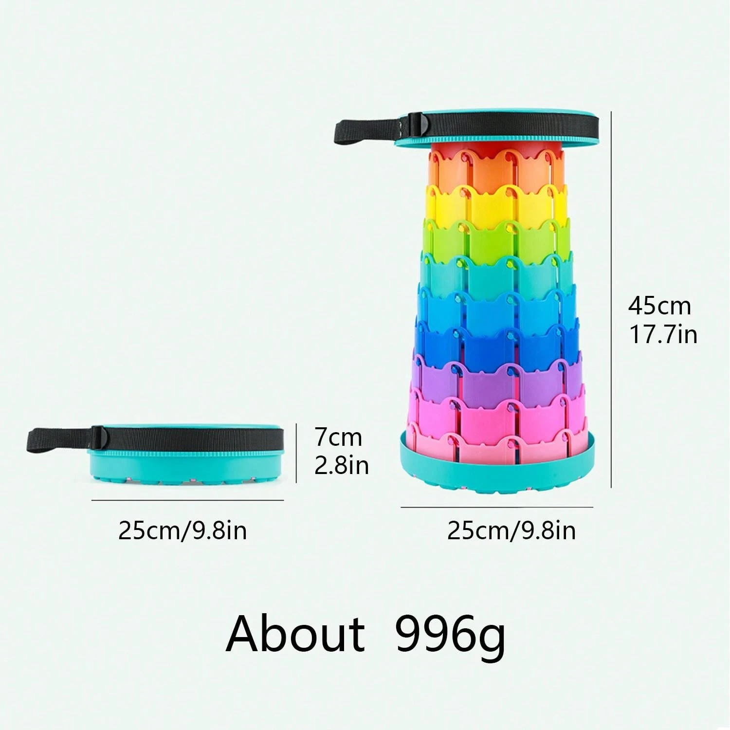 A portable folding retractable chair travel sketch adjustable ...