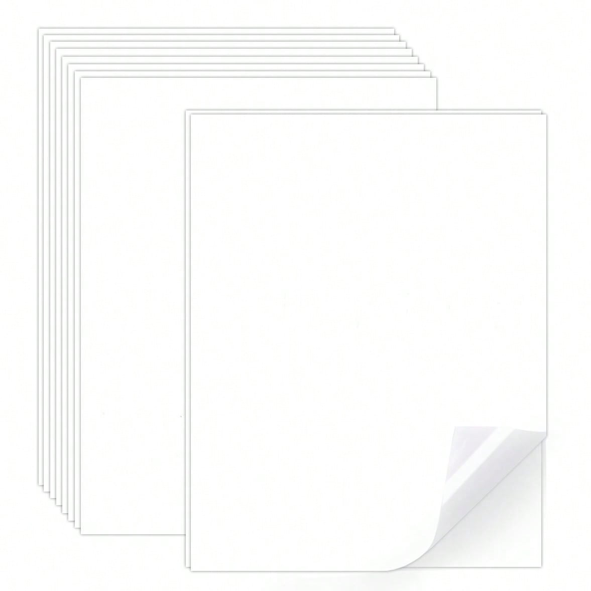 A4 Sticker Paper for Printing Printable Vinyl Sticker Paper Matte Self ...