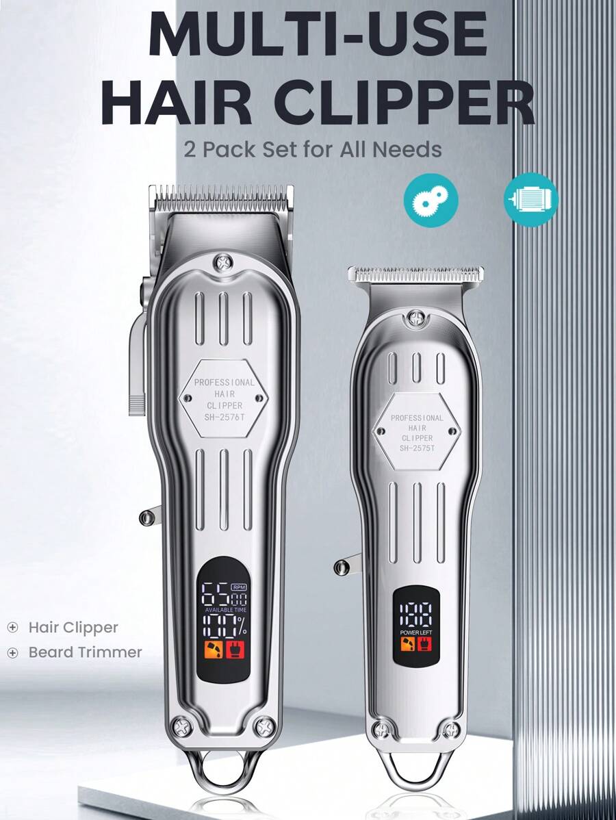 Hair Clippers Professional Cordless for Men, Barber Clippers for Hair ...