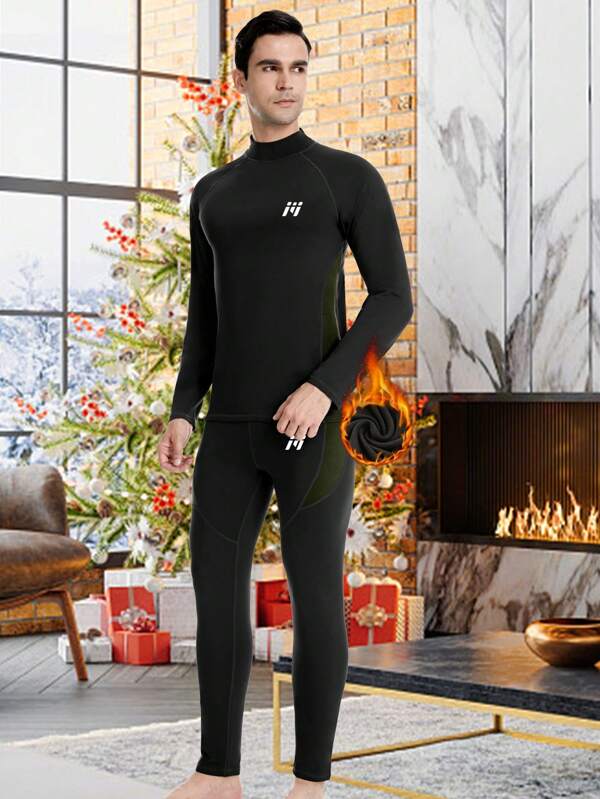 Men'S Functionality Compression Base Layer Top And Bottom Set For ...