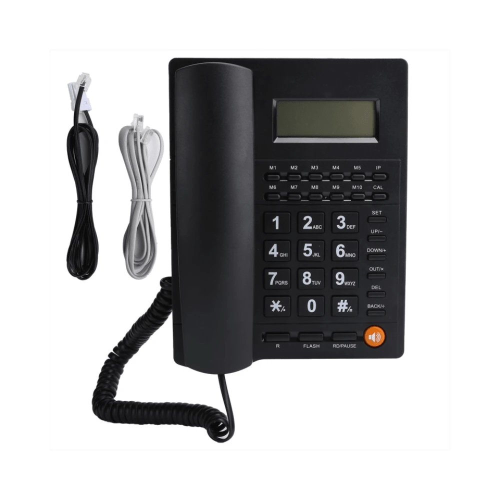 Large Button Corded Desktop Landline Telephone For Family Office And ...