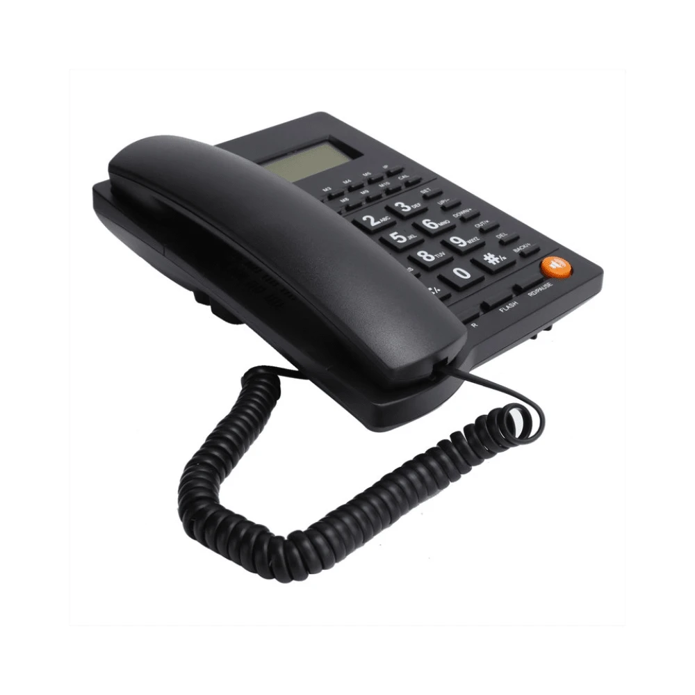 Large Button Corded Desktop Landline Telephone For Family Office And ...