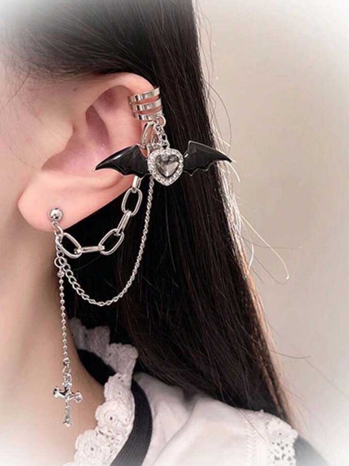 Shein black earrings store