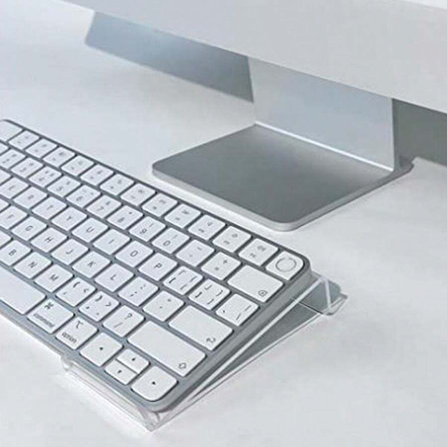 Computer Keyboard Stand, Transparent Acrylic Keyboard Tilt Stand ...