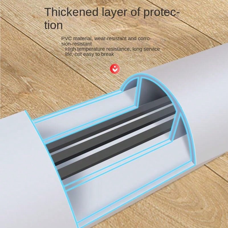 Canalisation De Câblage Pour Goulotte De Course En Caoutchouc Pvc De 1 ...