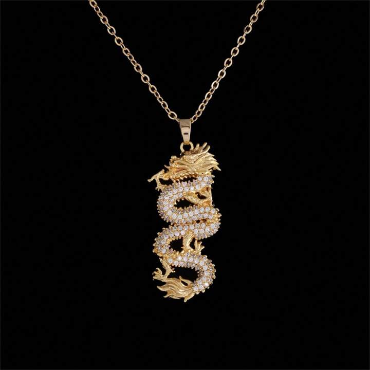 Shein dragon necklace store
