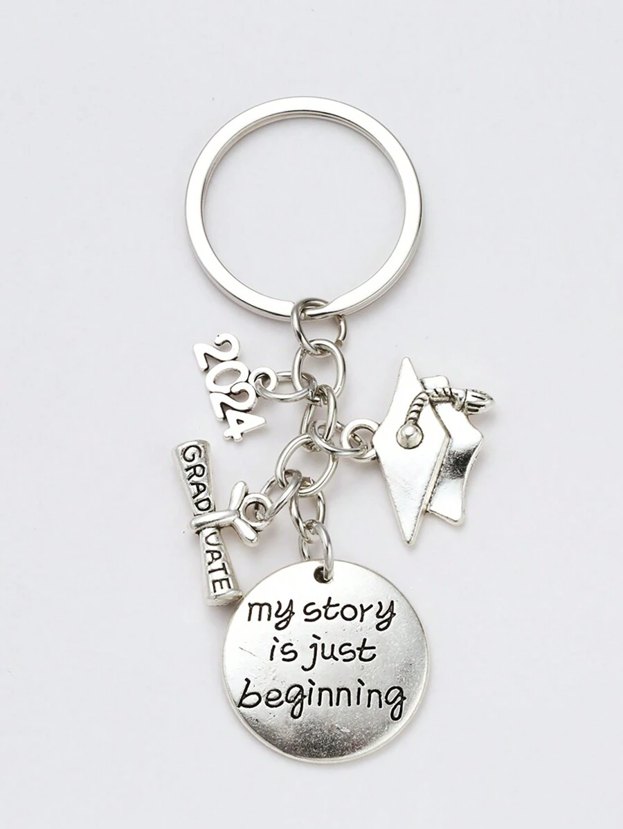 Street 1 Ladies Graduation Season Alloy Doctoral Cap 2023/2024 Keychain ...