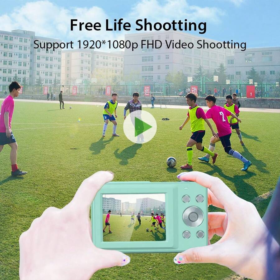 44MP 1080P FHD Digital Camera 16X Digital Zoom Cameras For Vloging, 2.4 ...