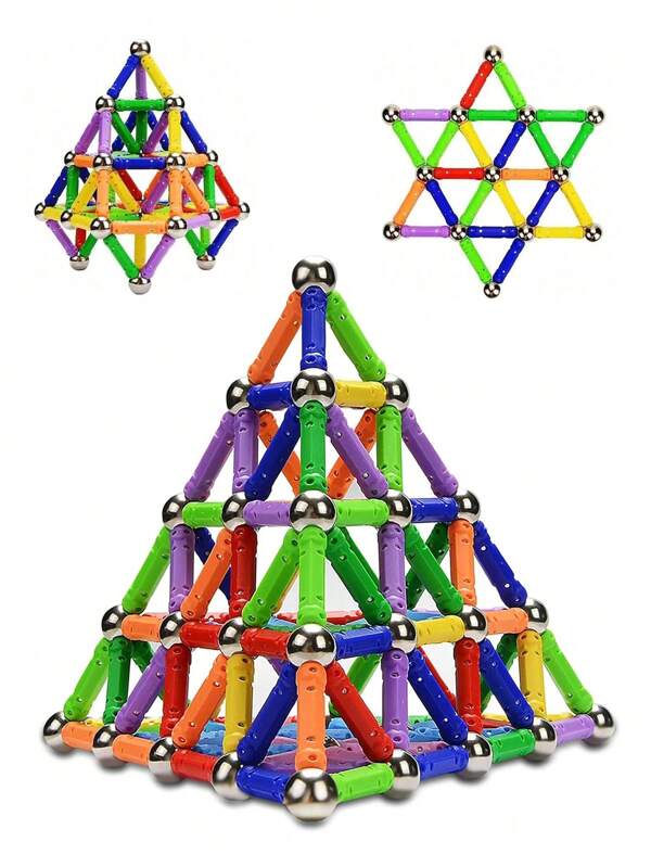 Magnetic Building Blocks Sticks & Blocks Set For Adults Stress Relief ...