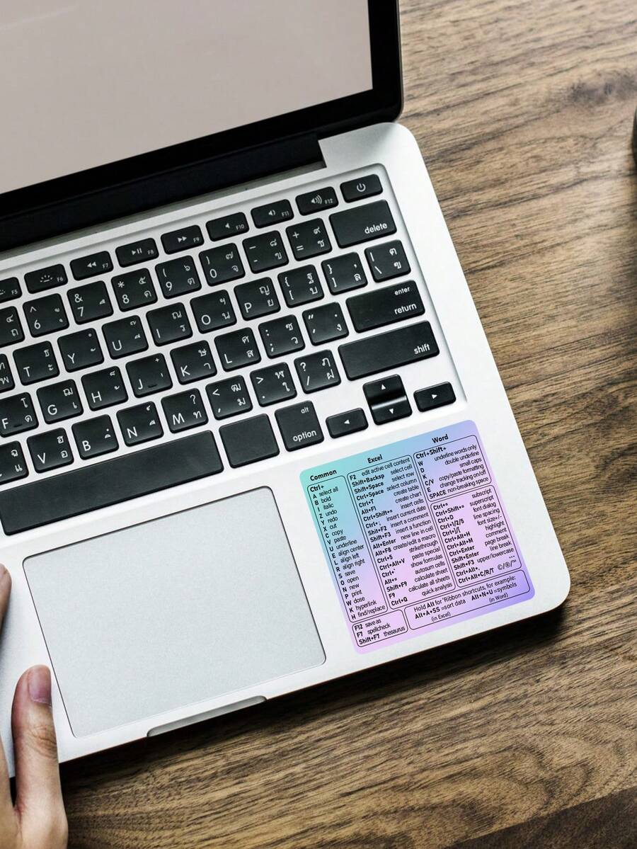 1pc Laptop Excel Shortcut Keys Sticker | SHEIN USA
