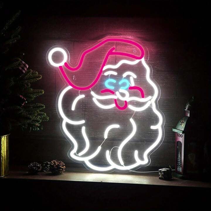 Neon Santa