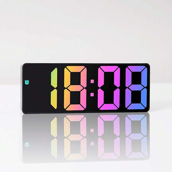 igital Clock Large Display,LED Digital Alarm Clock with Dimming Mode,3 ...