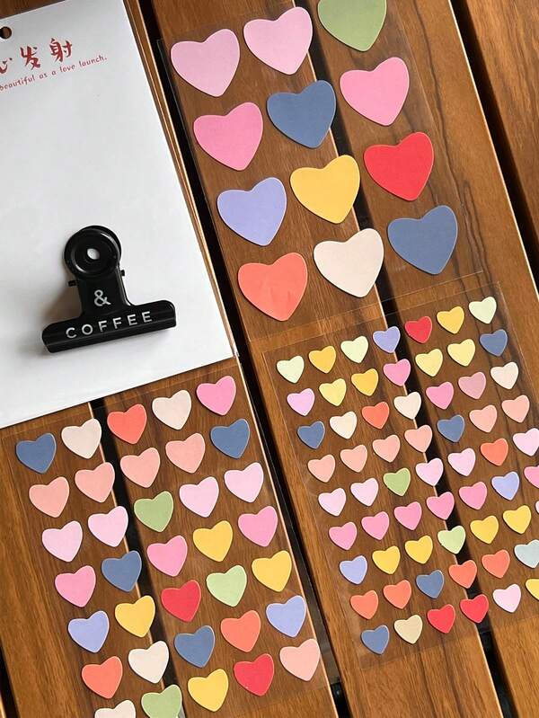 Heart-shaped Shooting Stickers Pack | SHEIN USA
