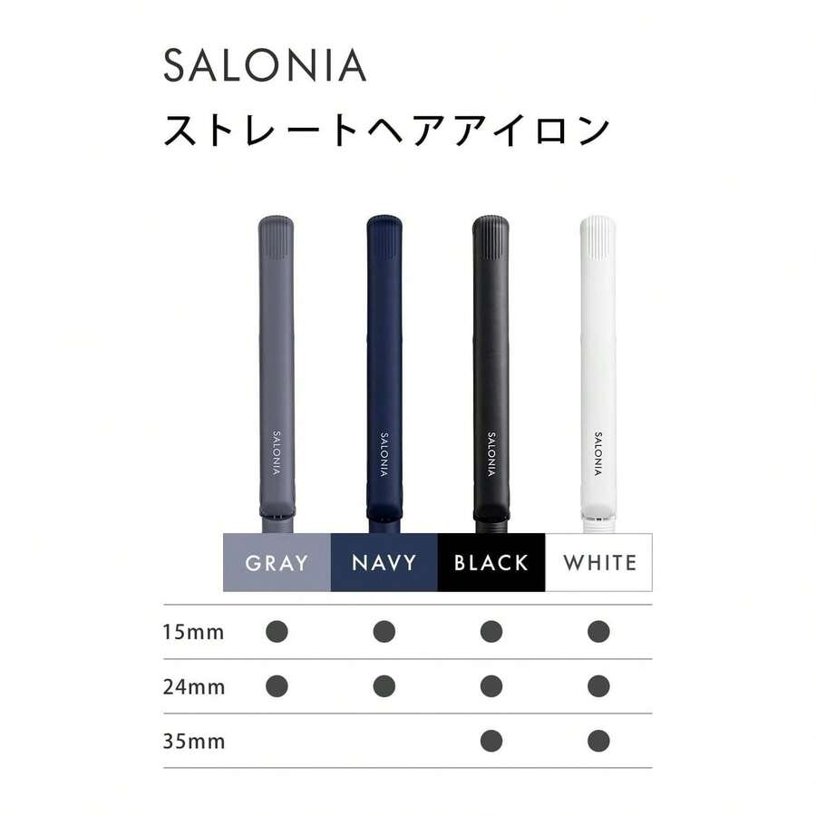 Salonia Salo Nia Double Ion Super Straight & Hair Iron Pro Specification of 230 SL-004SW White ...