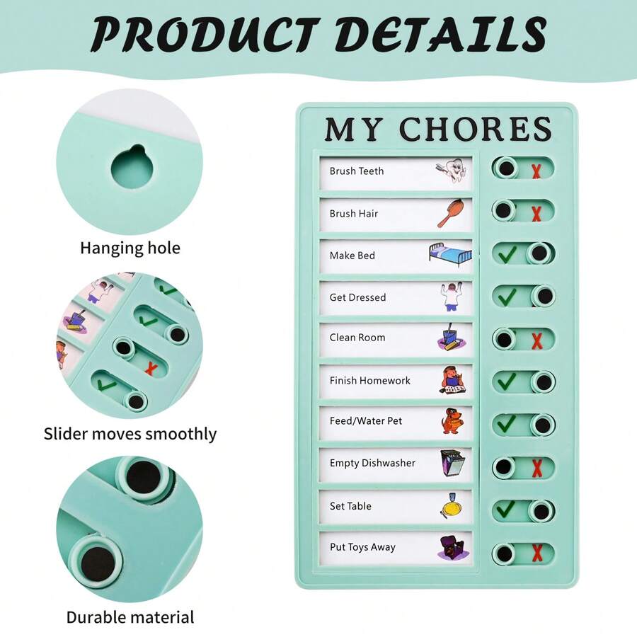 To Do List Checklist Board, Daily Schedule Chore Chart for Kids Adults ...