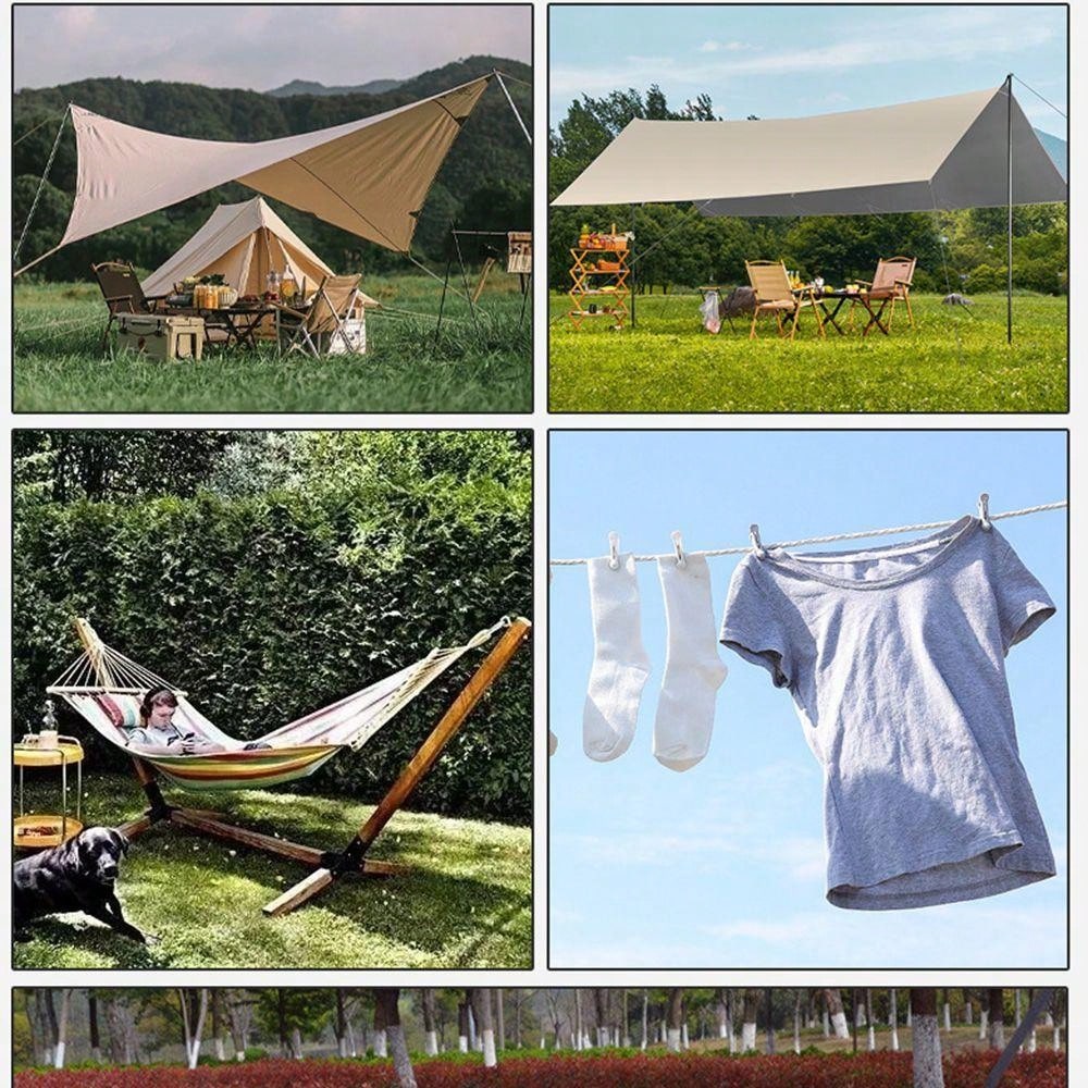 Camping High Visibility Reflective Tent Rope With Aluminum Alloy Double ...