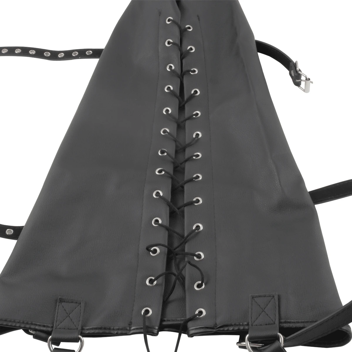 Pu Leather Over Shoulder Arm Binder Body Harness Bondage Restraints Glove Sleeves Harness
