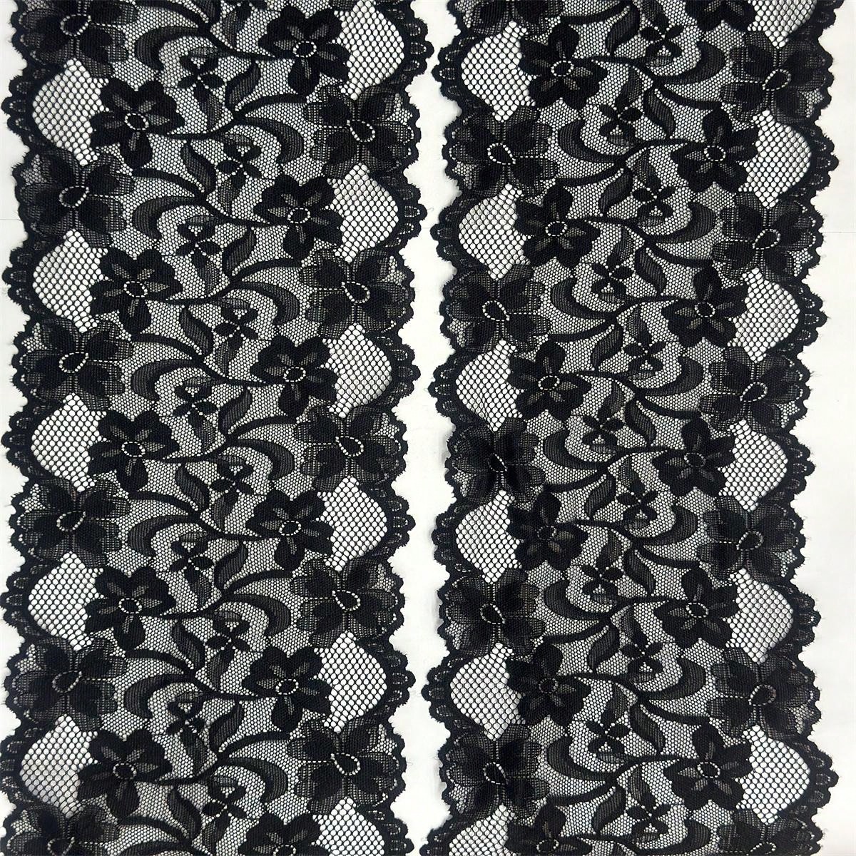 1 Pieza De Adorno De Encaje Negro De 1.5m * 14cm Con Estilo Exótico ...