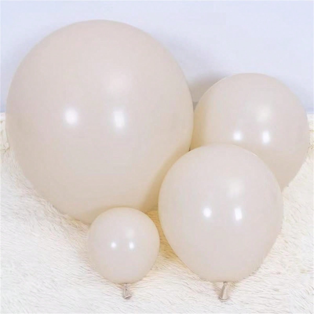10/50/127PCS Assorted Latex White Sand Balloons Different Sizes 18 12 ...