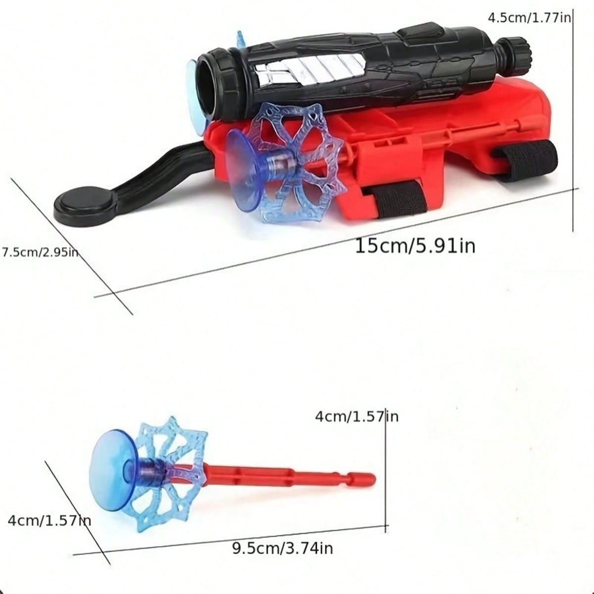 Spider Launcher (set Includes 2 Magic Tape Wristbands, 3 Suction Cup ...