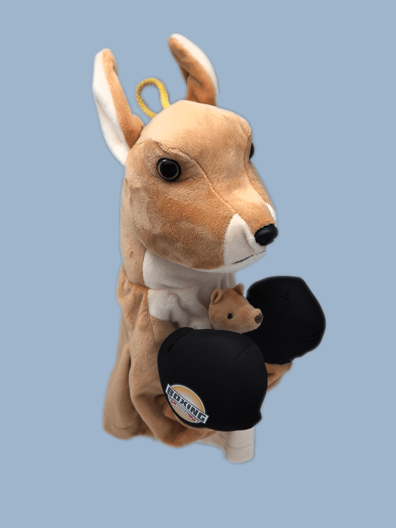1pc Plush Kangaroo Boxing Puppet With Voice - Party Game - Role Play ...
