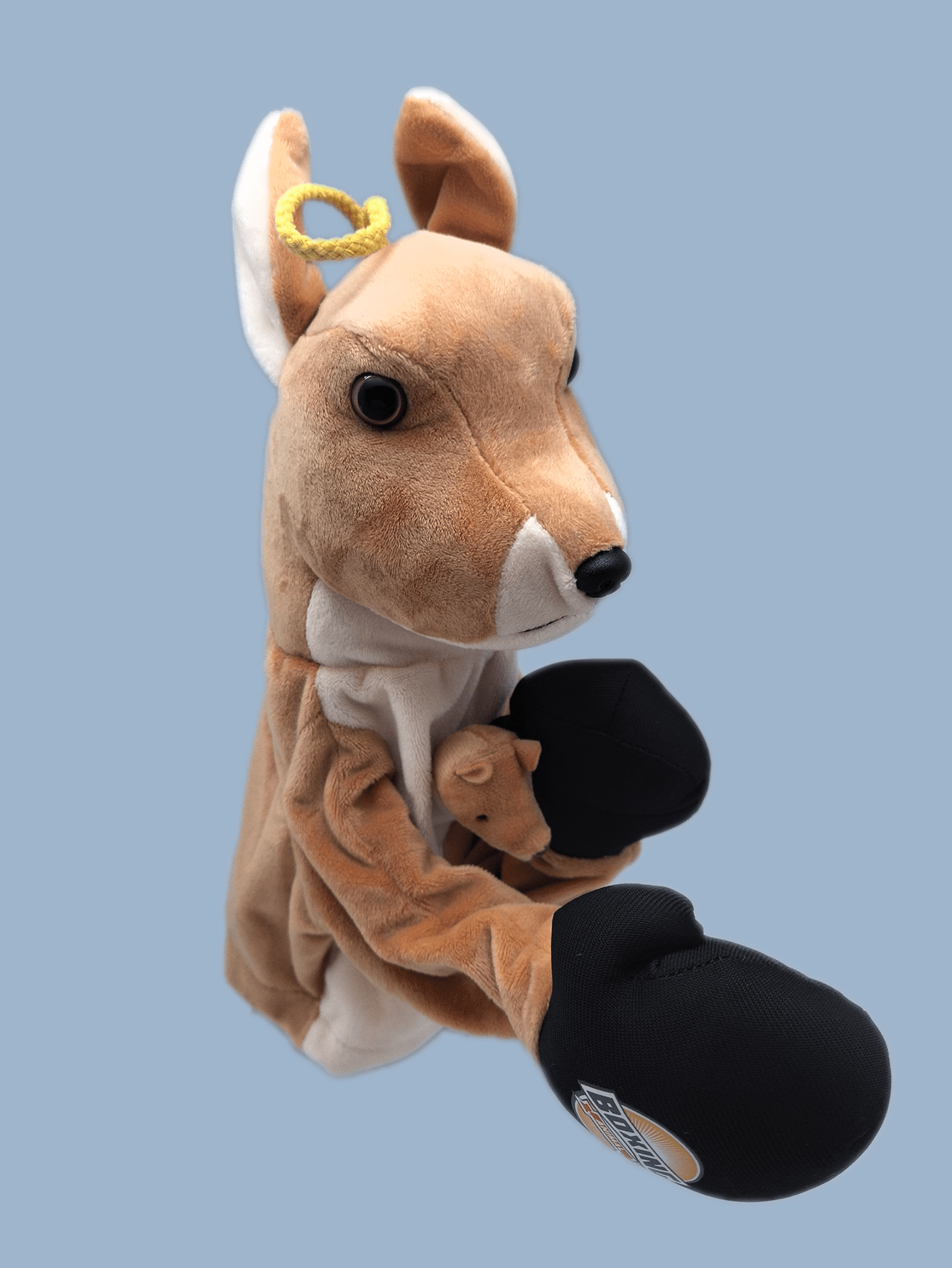 1pc Plush Kangaroo Boxing Puppet With Voice - Party Game - Role Play ...