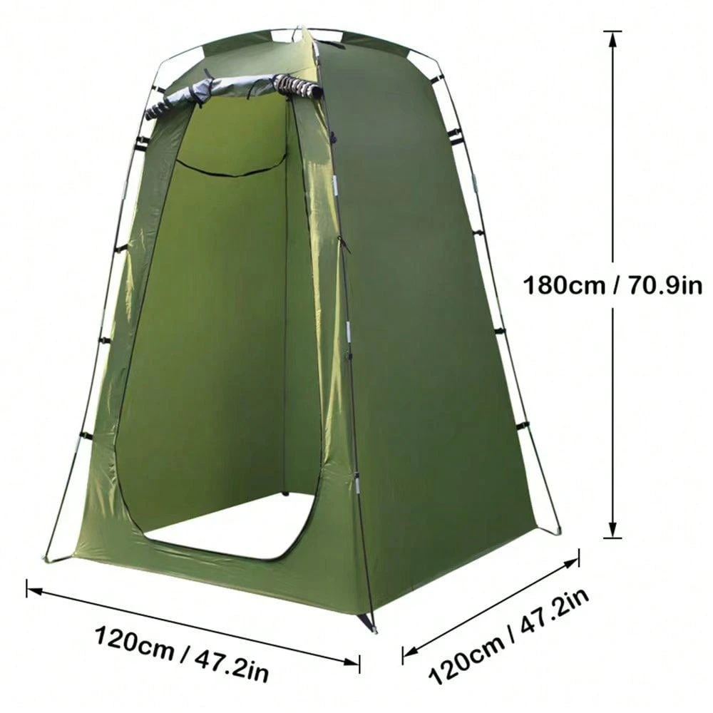 Portable Outdoor Changing Room Tent With Single Door, Green, Suitable ...