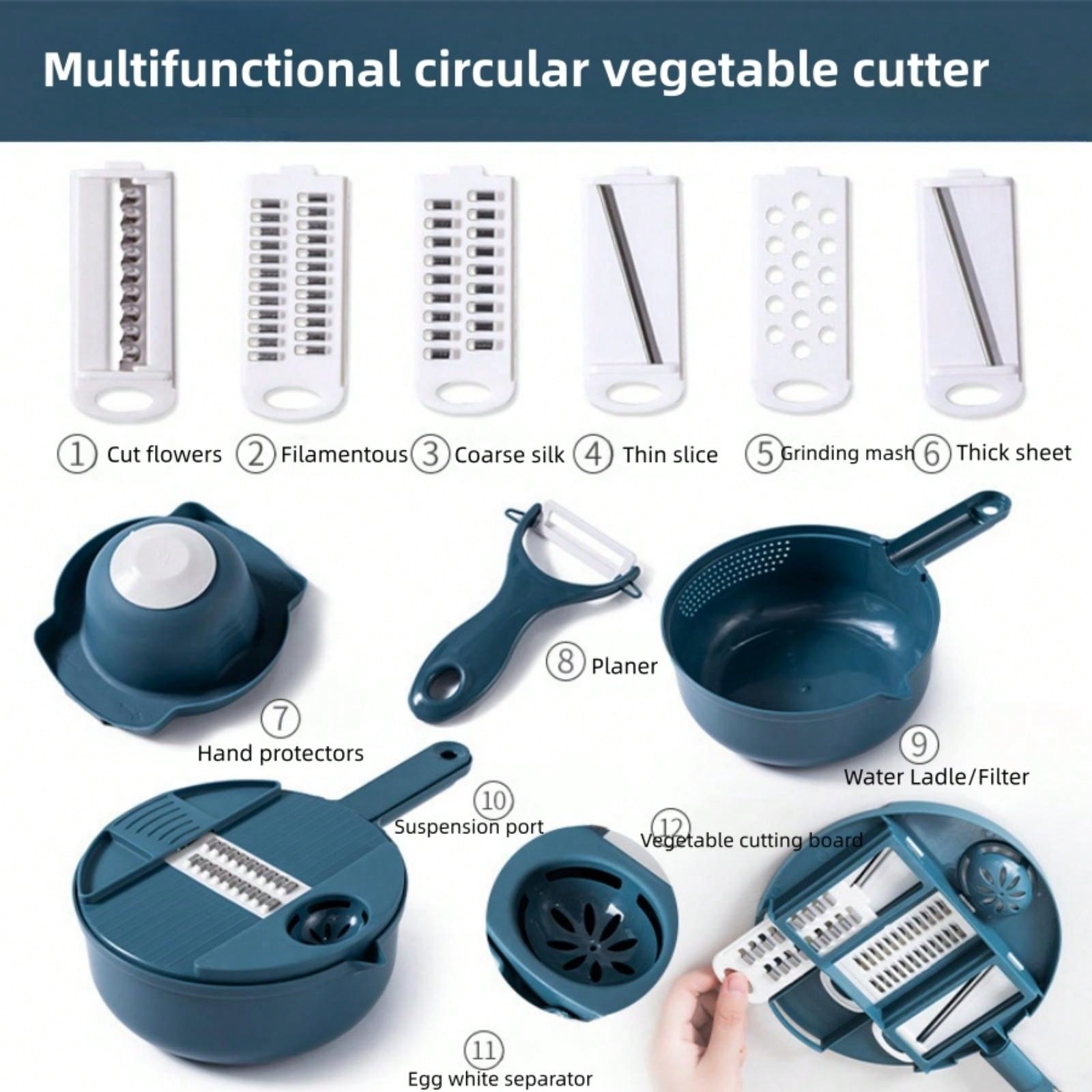 Set Of Multifunctional Slice & Shred Tools For Home Use - Can Be Used ...